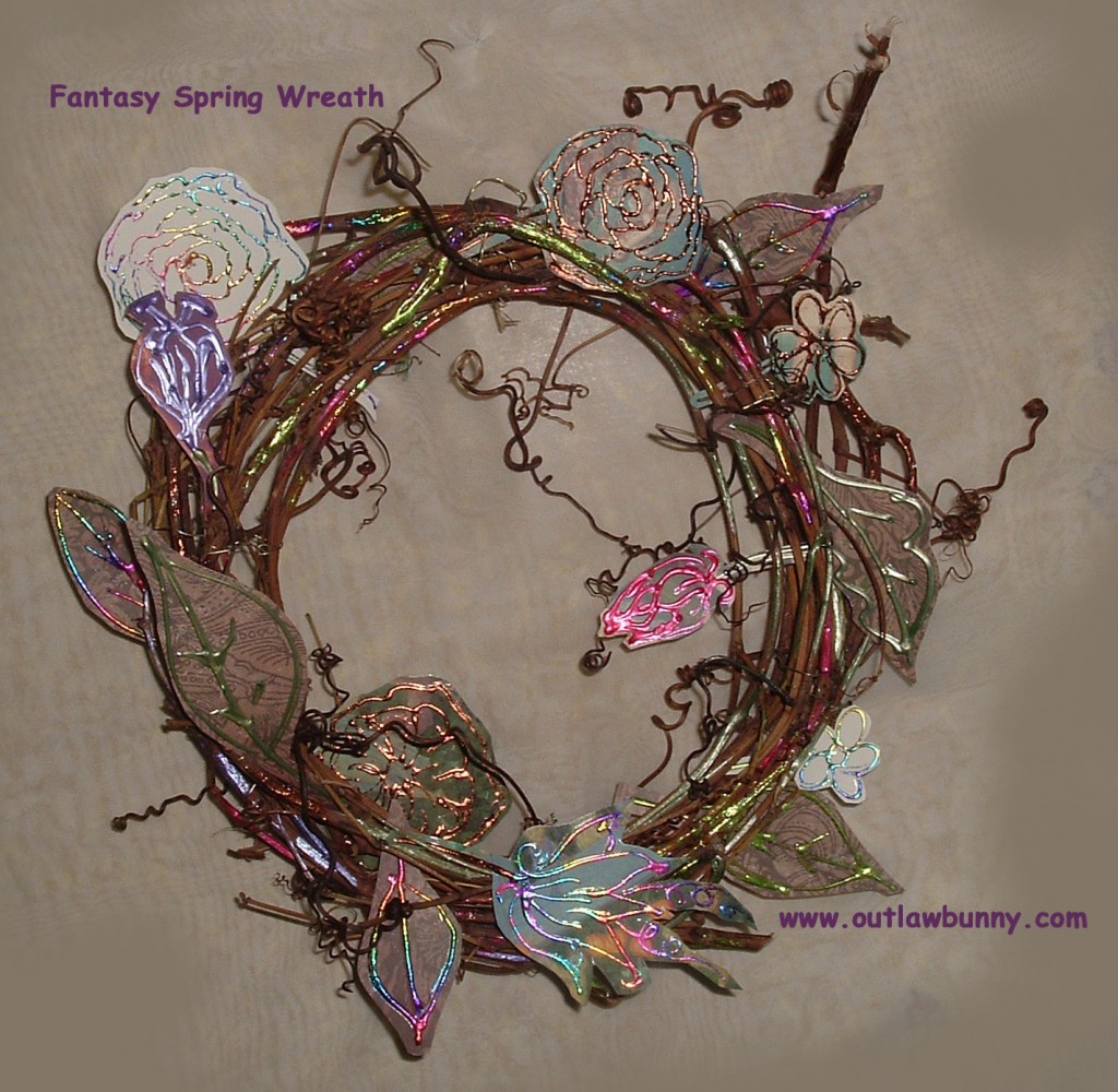 Fantasy Spring and Summer Wreath Tutorial | Faerie magic—Goddess witch ...